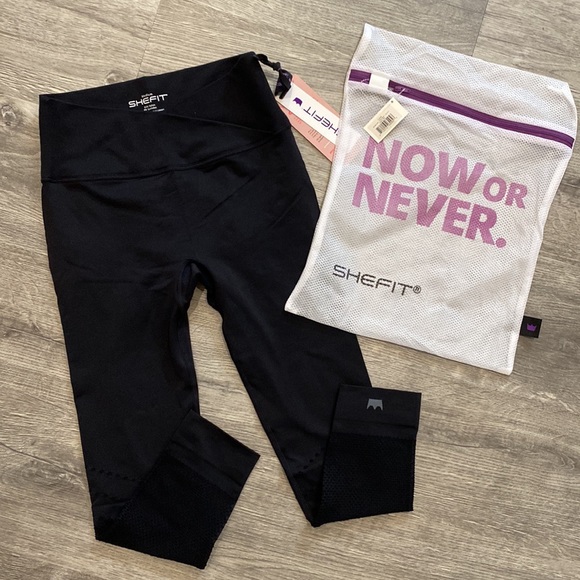 SHEFIT | Pants & Jumpsuits | Nwt Shefit Seamless Black Legging With ...
